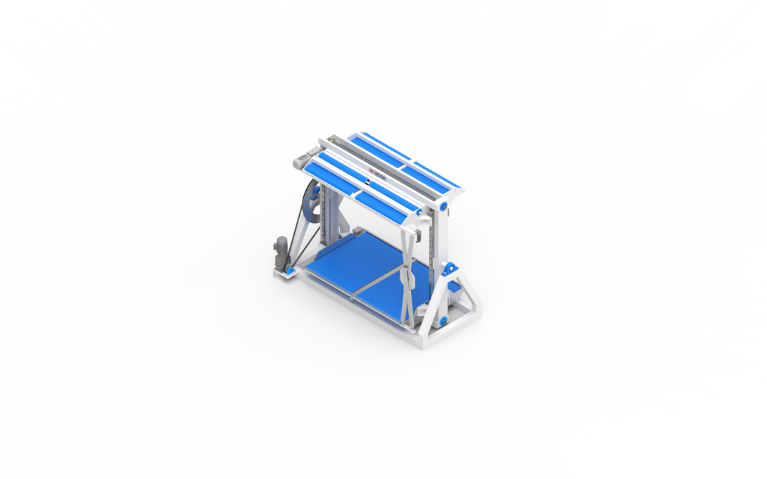 X Stack Flipper, Flips and palletizes corrugated board stacks | Serra ...